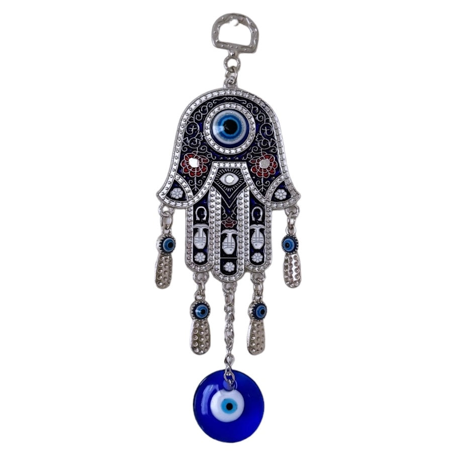 HAMSA 🪬 CON OJO TURCO 🧿 AZUL Y PODEROSO ! LO USO PARA FENG SHUI MENSUA ...